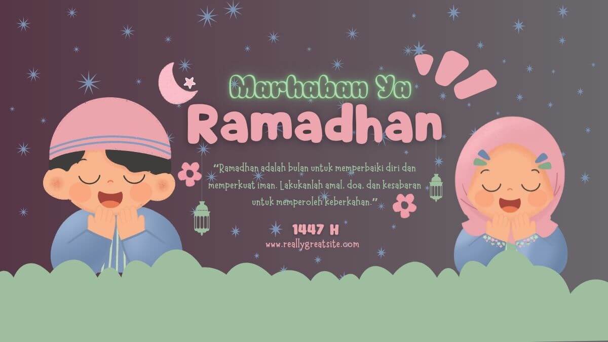 Deretan Poster Pawai Ramadhan Anak TK-SD Siap Pakai, Ini Link dan Cara ...